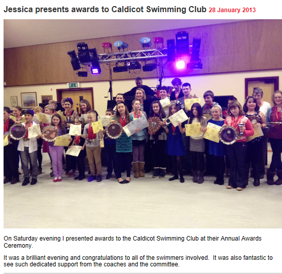 Jessica Swimming Club – Caldicot Male Voice Choir